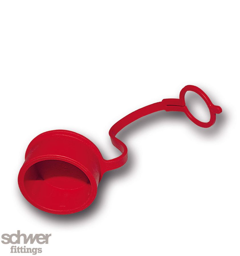 Dust Cap with Strap: for coupling - schwer.com - Schwer Fittings