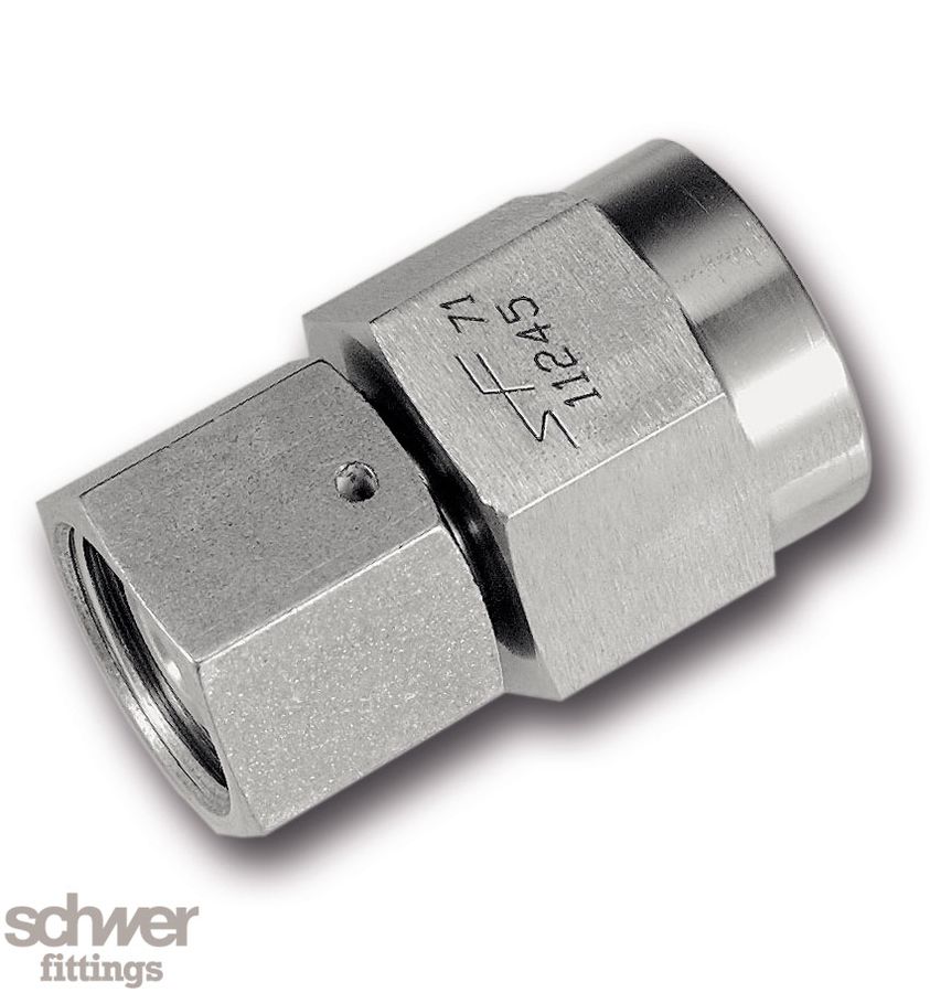 Pressure Gauge Connection Union - schwer.com - Schwer Fittings